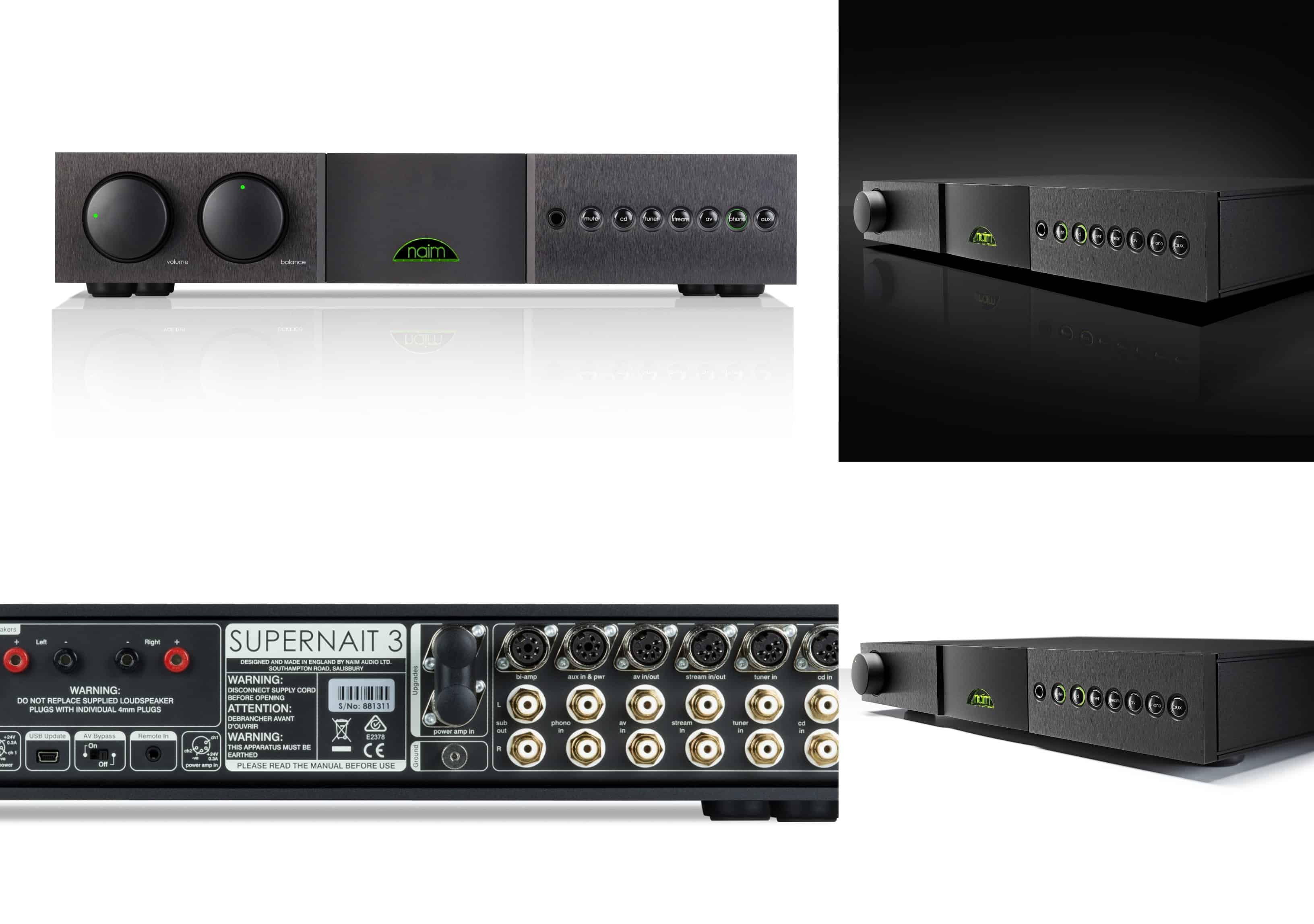 New Naim SUPERNAIT3 and NAIT XS3 integrated amplifiers - Glasgow